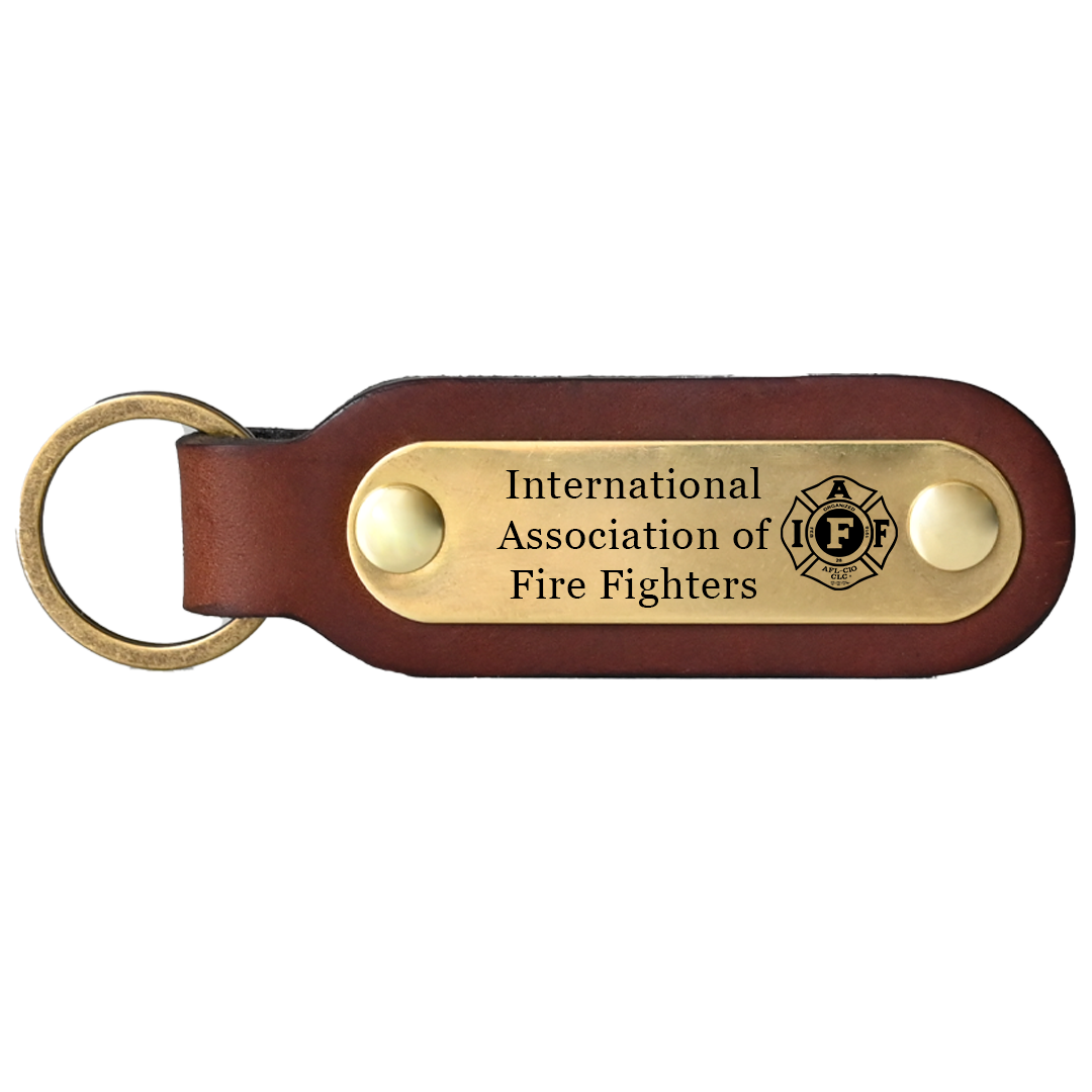 Brass Plate Key Ring Iaff Online Store