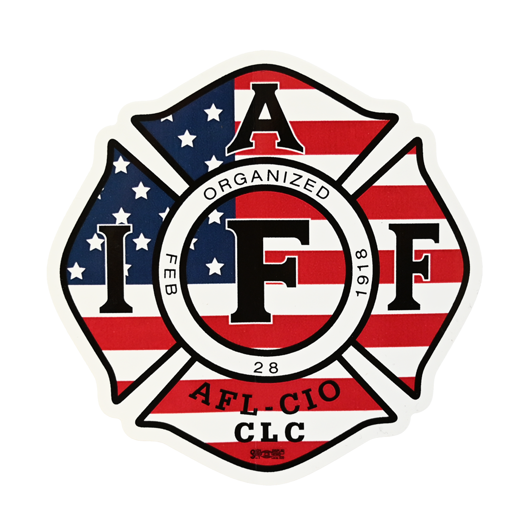 USA Flag Decal - 4" – IAFF Online Store
