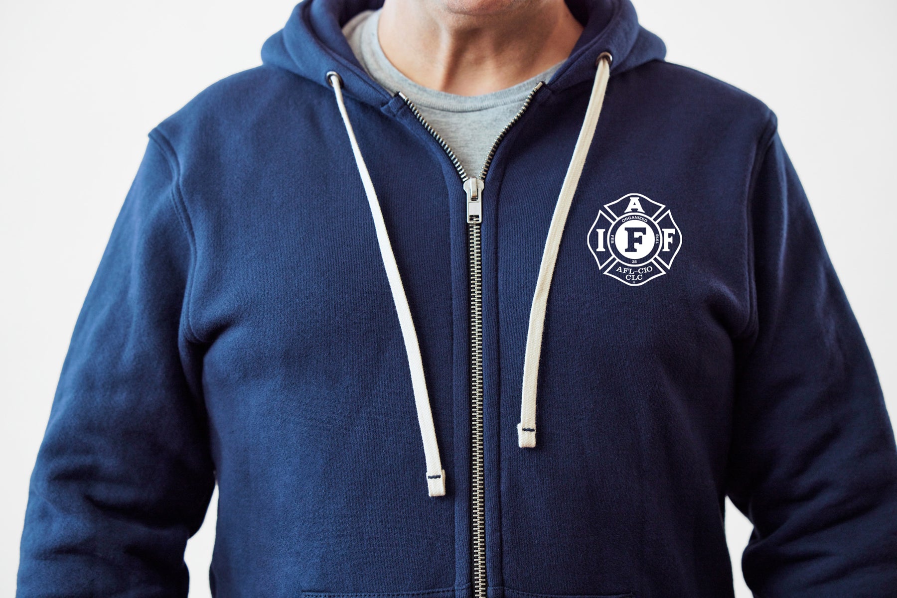 All American Zip Up Hoodie – IAFF Online Store