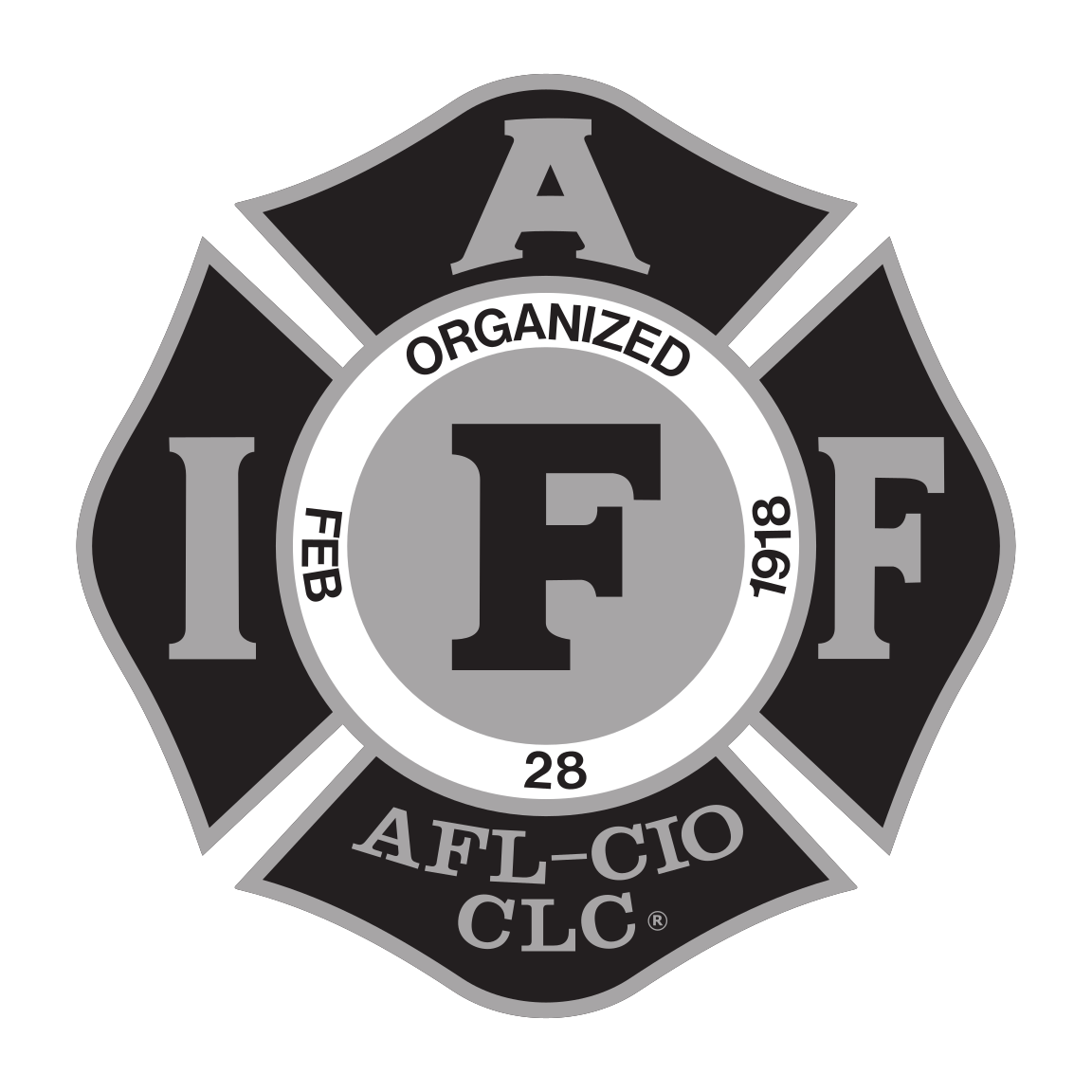 Black Decal - 4" – IAFF Online Store
