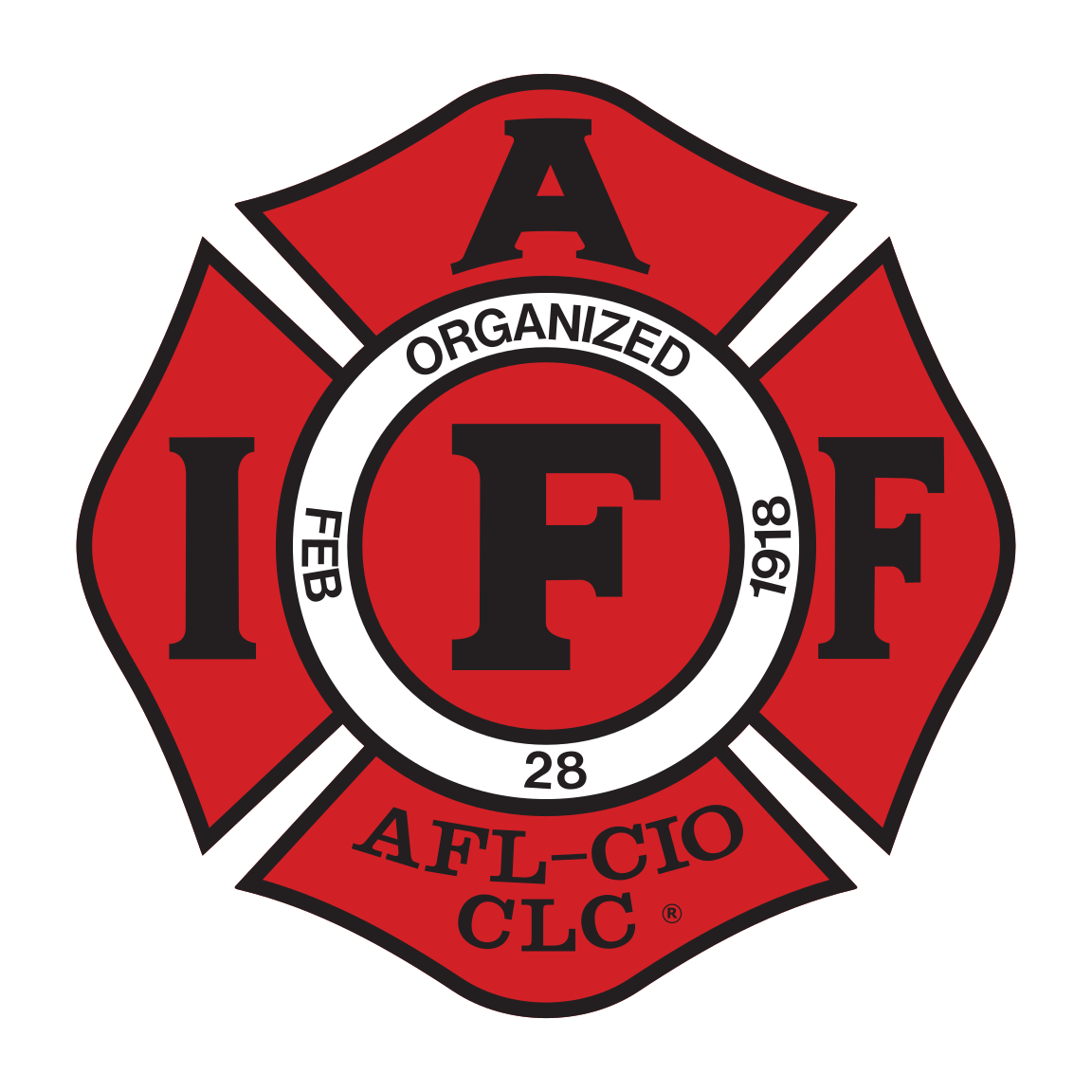 Red Decal - 4" – IAFF Online Store