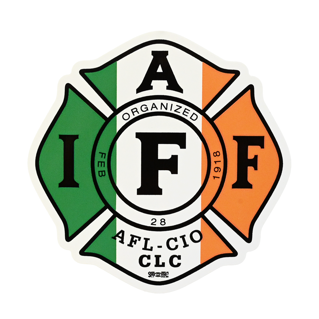 Irish Flag Decal - 4" – IAFF Online Store