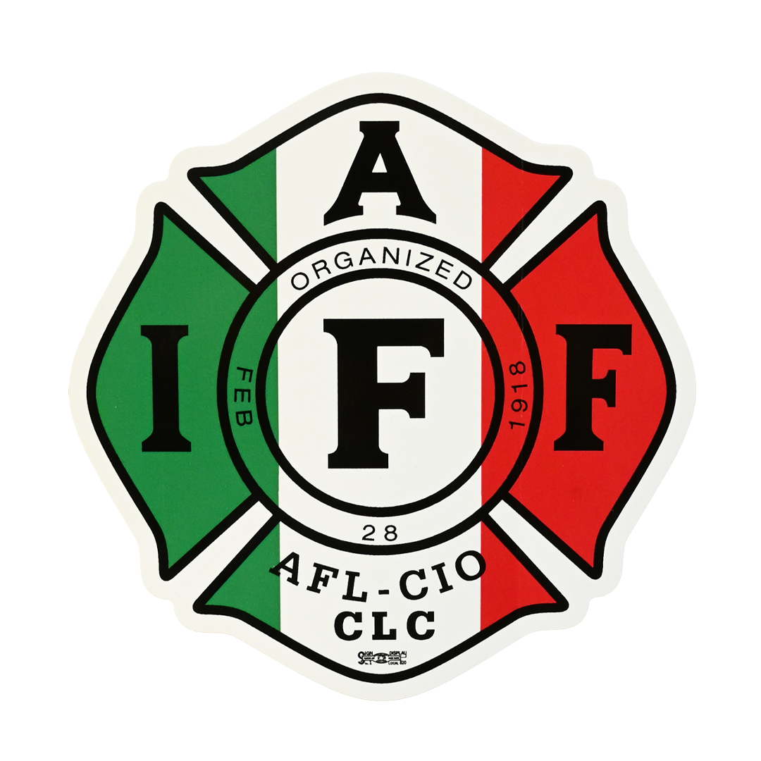 Italian Flag Decal - 4" – IAFF Online Store