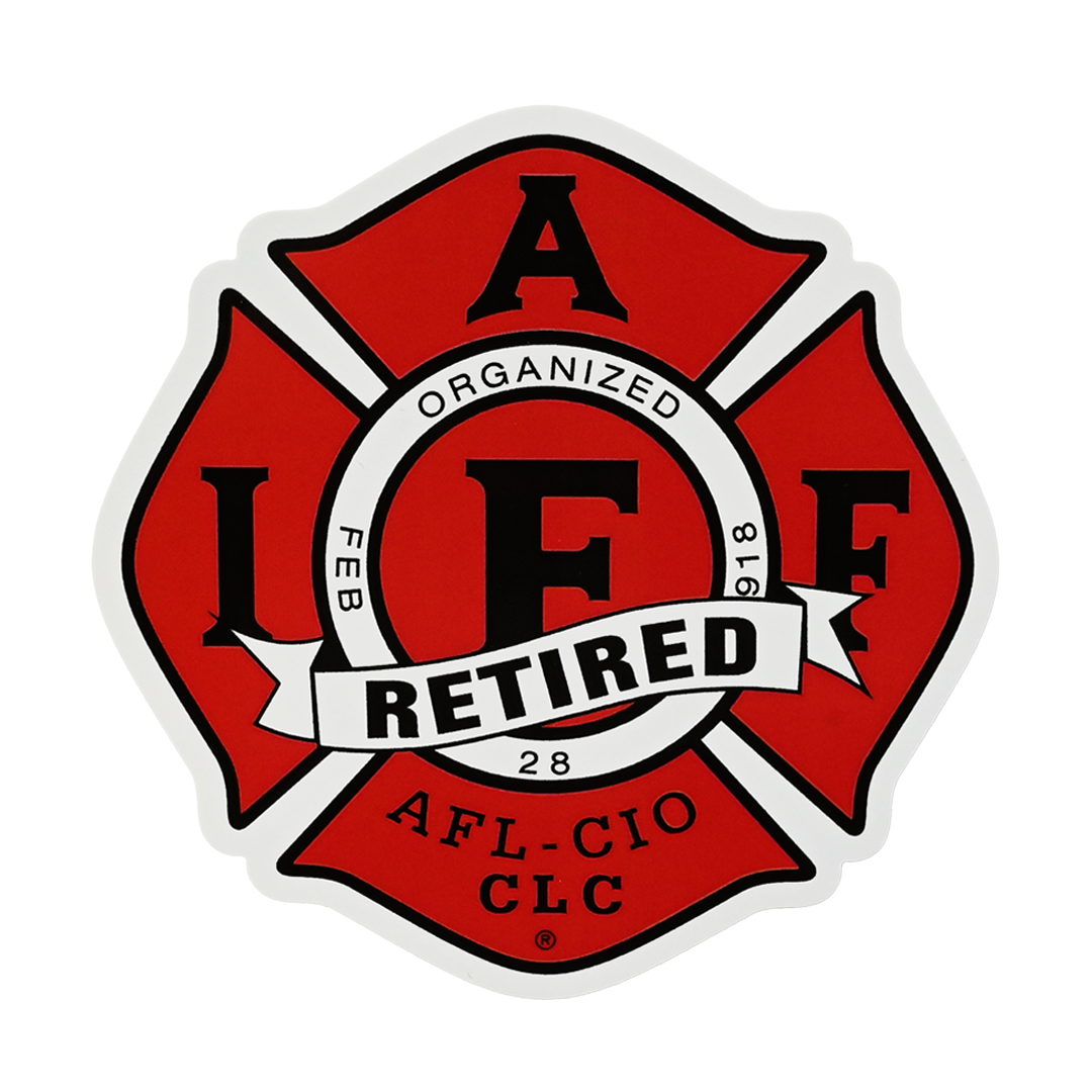 Retired Decal - 4" – IAFF Online Store