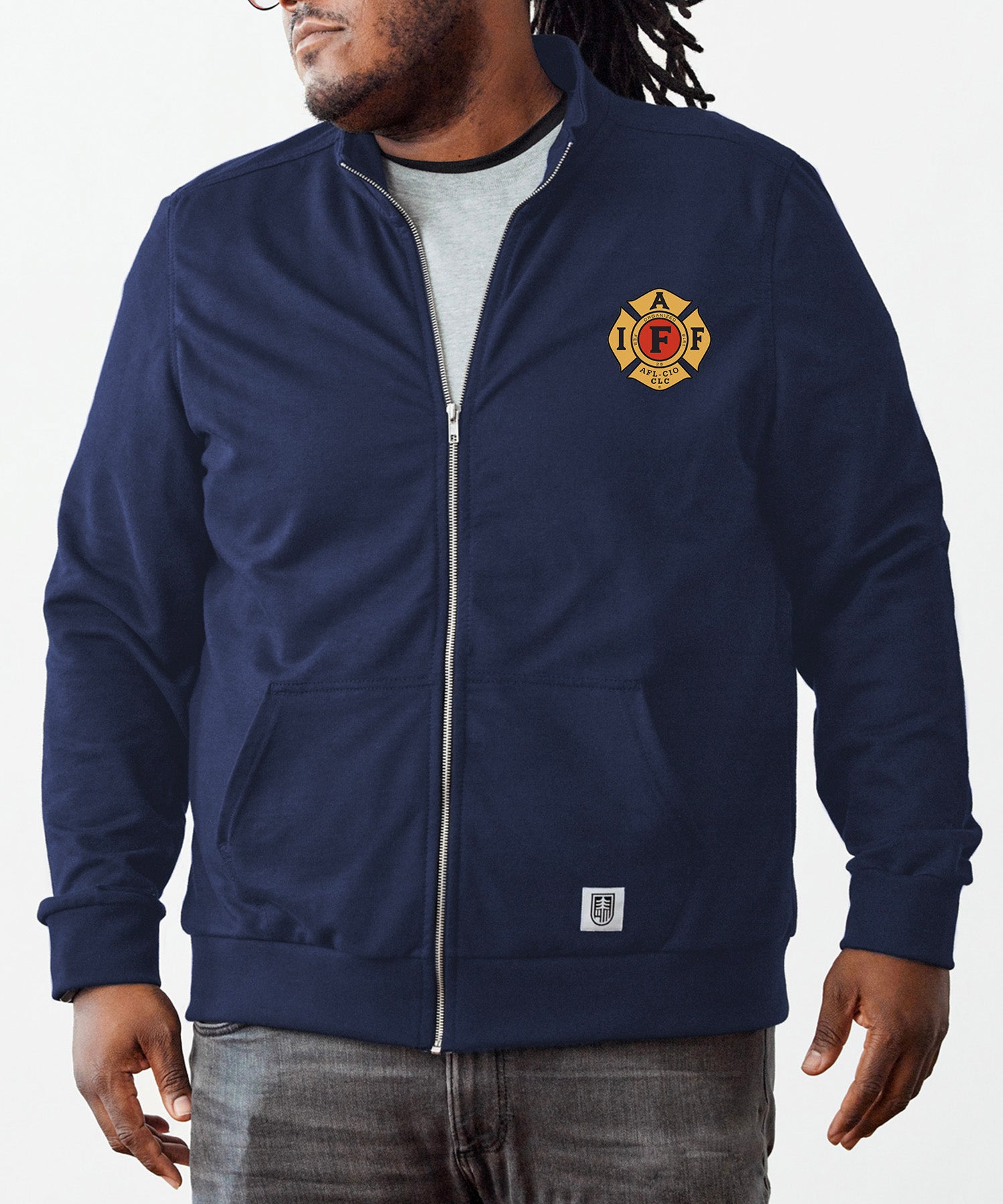 Track Jacket (embroidered logo) – IAFF Online Store