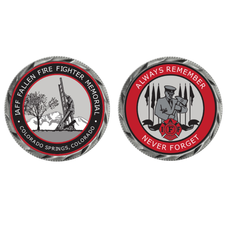 Fallen Fire Fighter Challenge Coin – IAFF Online Store